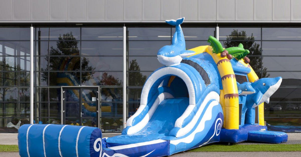 Archiv - Hüpfburg Multiplay Super Delfin - Hüpfburg-Shop.de